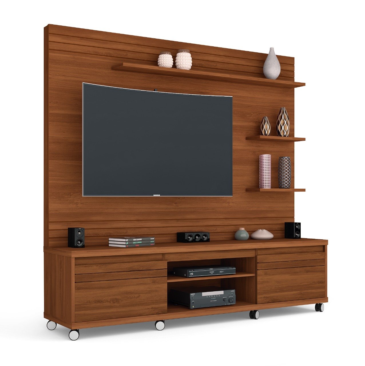 Home Theater Germai Cedro Freijo | MadeiraMadeira