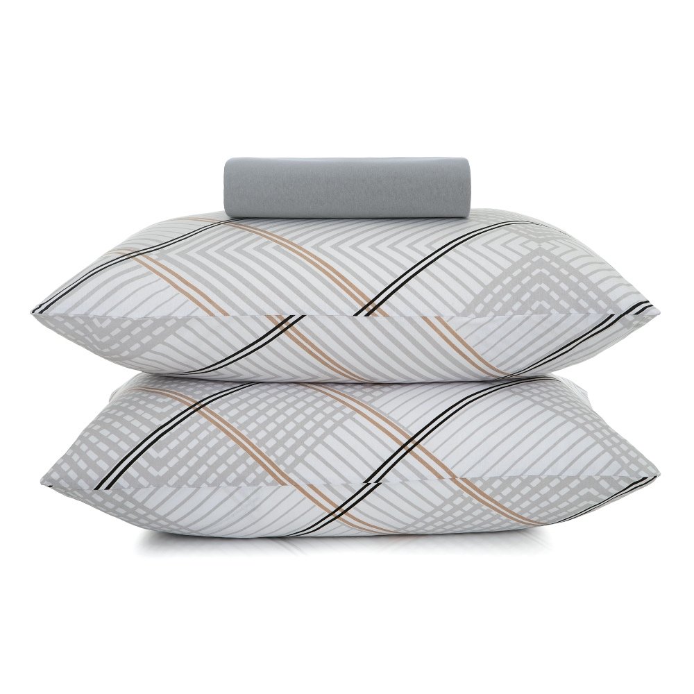 Jogo De Cama Casal 1,38x1,88 100% Algodão Malha Altenburg | MadeiraMadeira