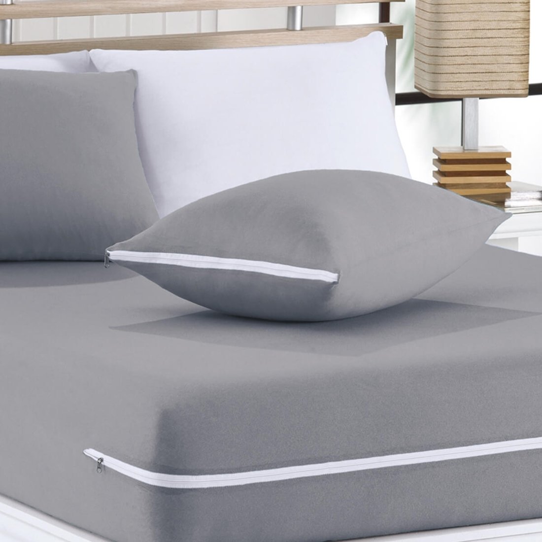 Capa de Colchão Queen Malha com Zíper Atual | MadeiraMadeira