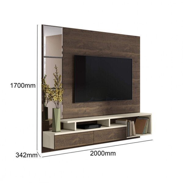 Painel para TV até 58 Polegadas Veneza Belaflex | MadeiraMadeira