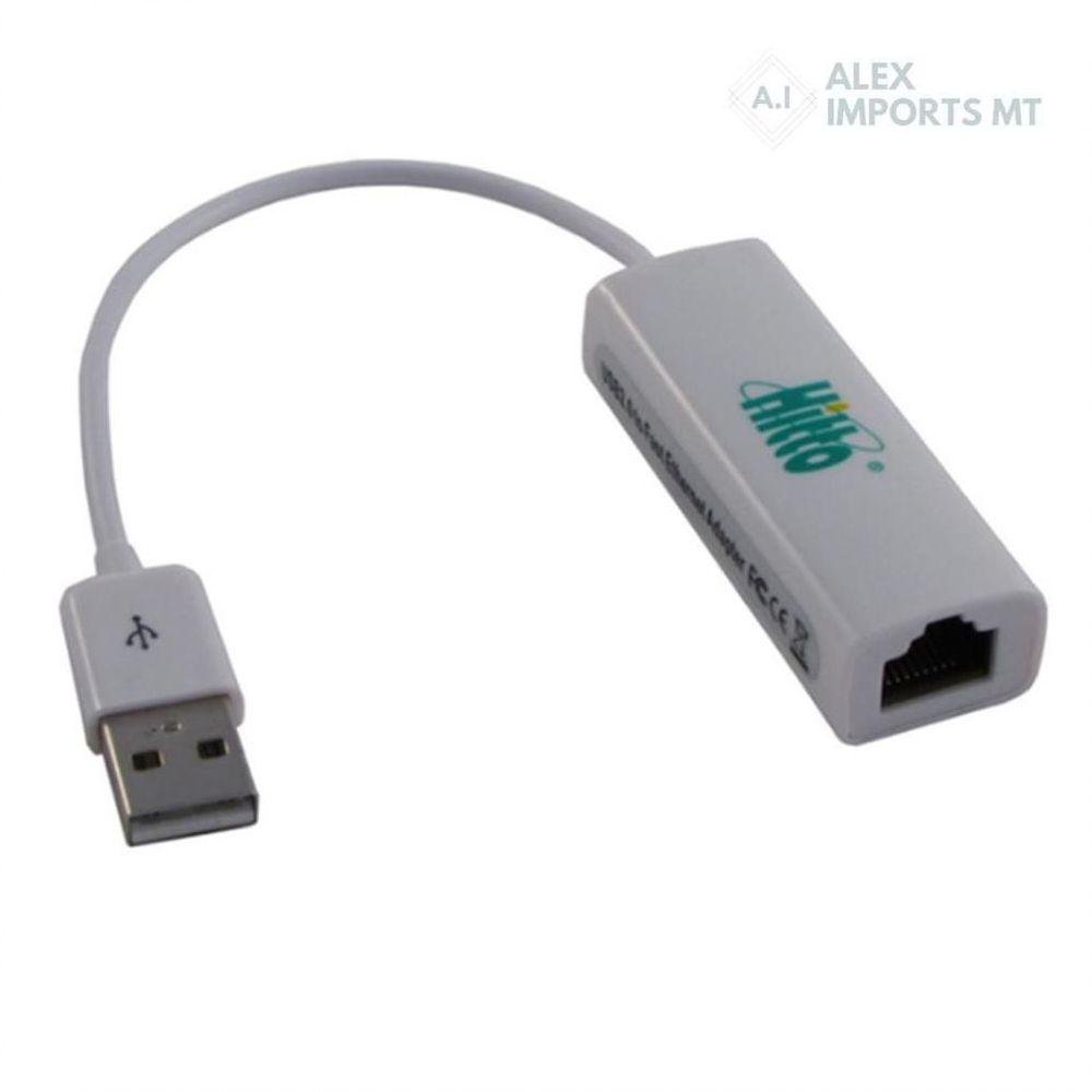 Adaptador Usb A-ho X Rede Rj45 Hitto Internet | MadeiraMadeira