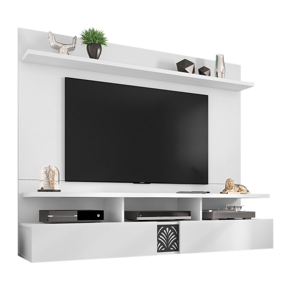 Painel Suspenso Dueto 55 Polegadas L01 - ADJ DECOR - Branco Velluto ...