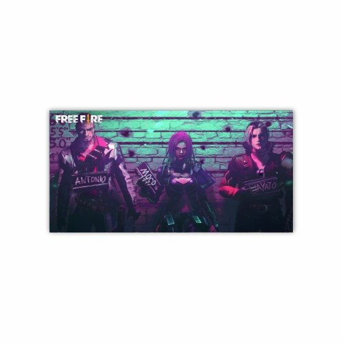 Mouse Pad Personalizado Free Fire - 70x35 cm - Free Fire 04 ...