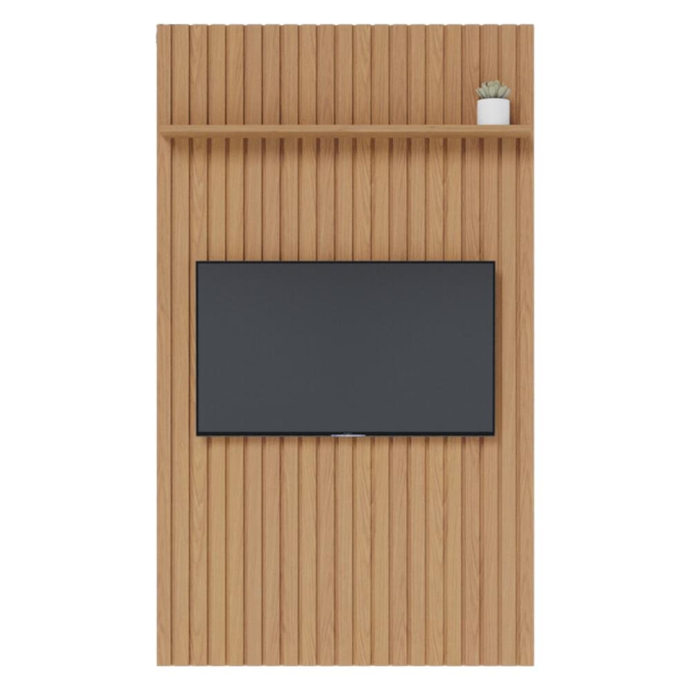 Painel Frisado para Tvs de 65 Polegadas Versalhes Freijó | MadeiraMadeira