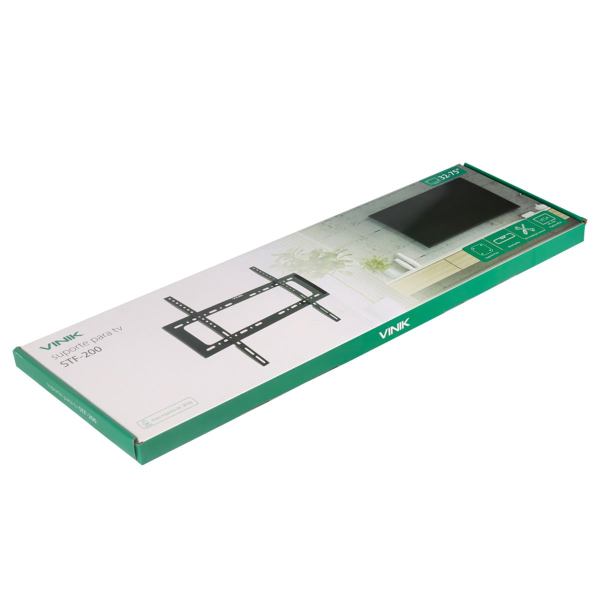 Suporte Fixo Para Tv Led/lcd/plasma De 32" A 75" Polegadas - Stf-200 ...