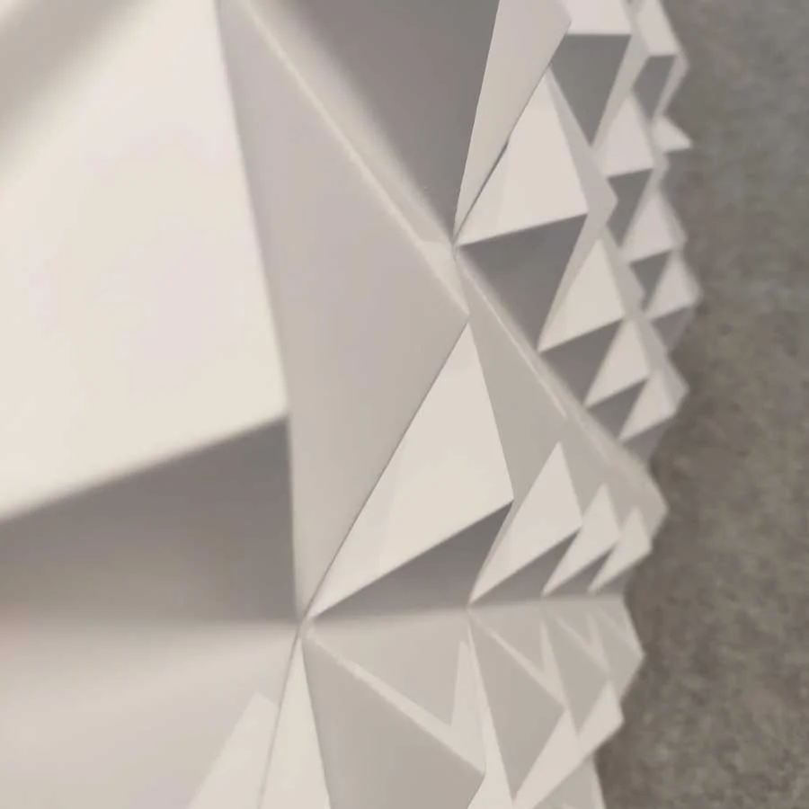 Kit 10 Placas Revestimento de Parede PVC 3d Triângulos 50x50cm Branca ...