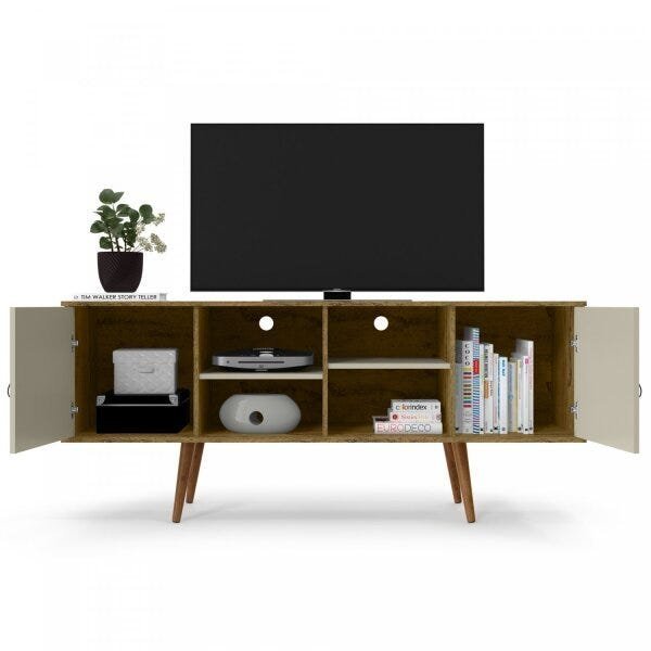 Rack para TV até 47 Polegadas Retrô Estrela Patrimar Móveis ...