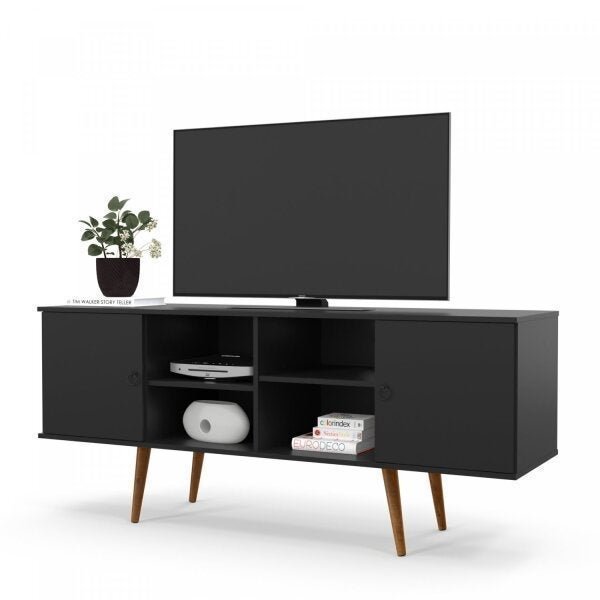 Rack para TV até 47 Polegadas Retrô Estrela Patrimar Móveis ...