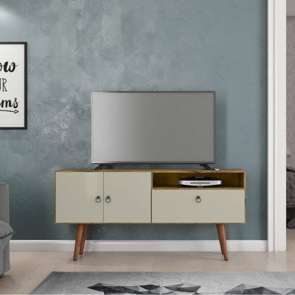 Rack para TV até 42 Polegadas Retrô Topázio Patrimar Móveis ...