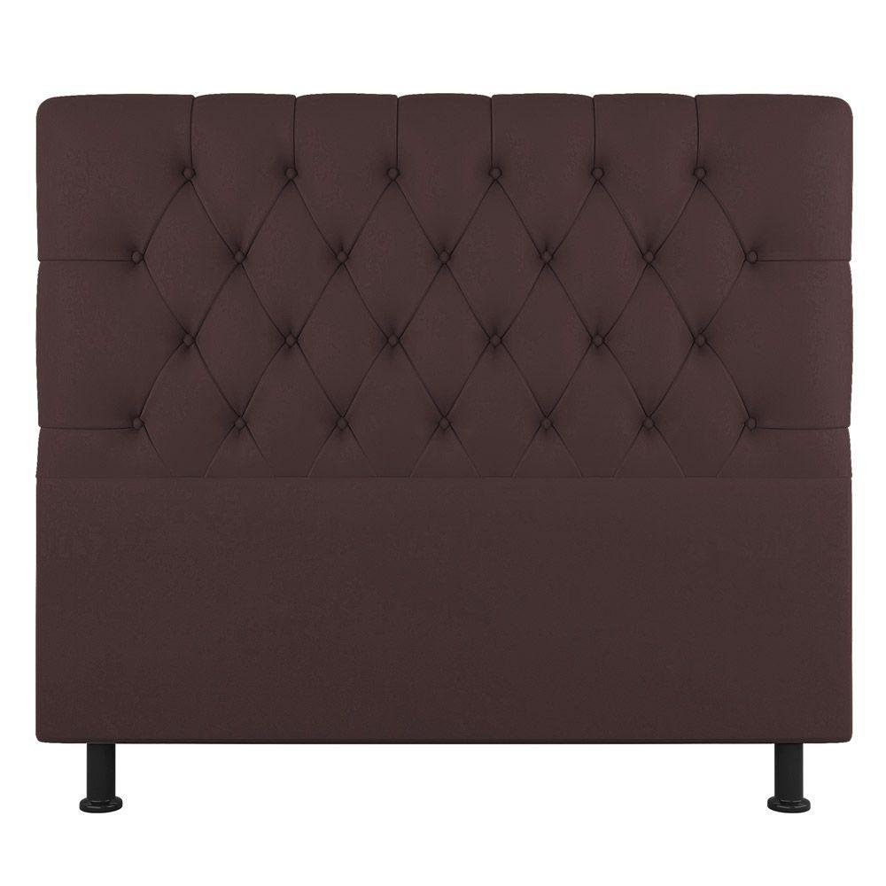 Cabeceira Cama Box Casal King Size Nice 195cm Linho Marrom - Abmaza ...