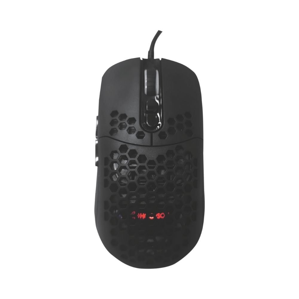 Mouse Gamer c/ Software Hoopson Omron/Avago e Led RGB Preto MSG-204 ...