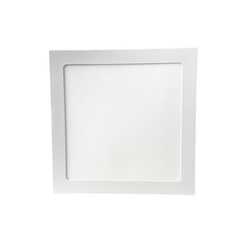 Luminária Led D/ Embutir Quadrada Branca 18w - Lumanti | MadeiraMadeira