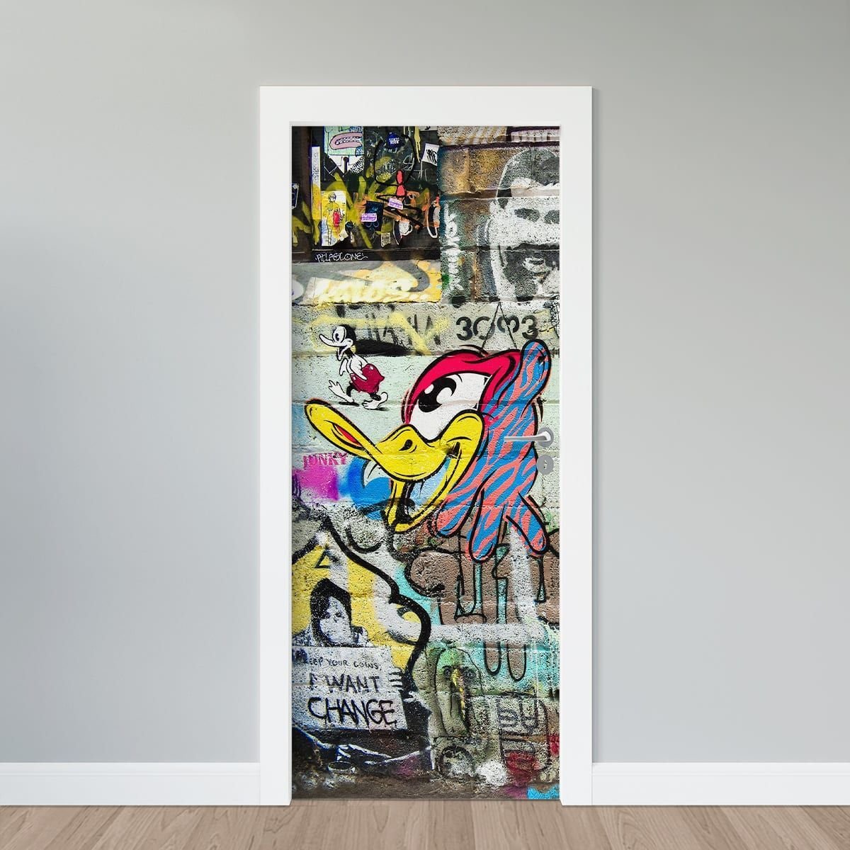 Adesivo de Porta - Graffiti 1 | MadeiraMadeira