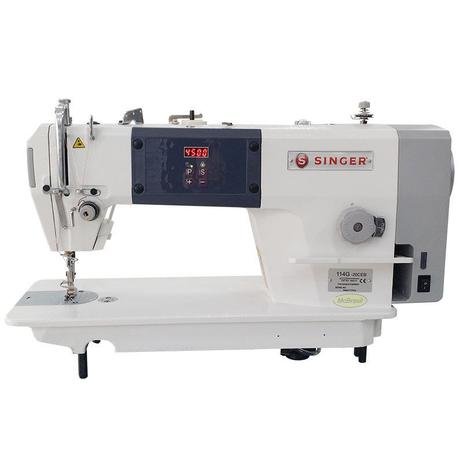 Máquina de Costura Reta SINGER 114G -Motor Direct Drive - Parada de agulha nova completa 114G ...