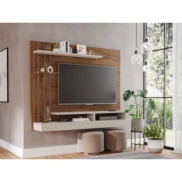 Painel para TV até 50 Polegadas Madri Espresso Móveis | MadeiraMadeira