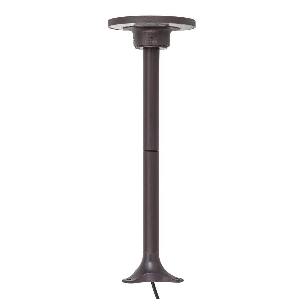 Poste Balizador Mini Eclipse Marrom - 6W- 3000K- Bivolt | MadeiraMadeira