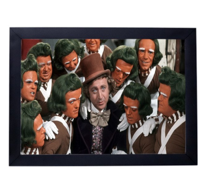 Quadro Decoração Personalizada Oompa Loompa P8608 | MadeiraMadeira