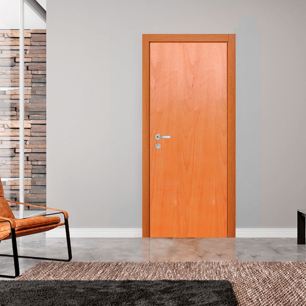 Porta Lisa Laminada Jequitiba Rosa Otima Portas | MadeiraMadeira