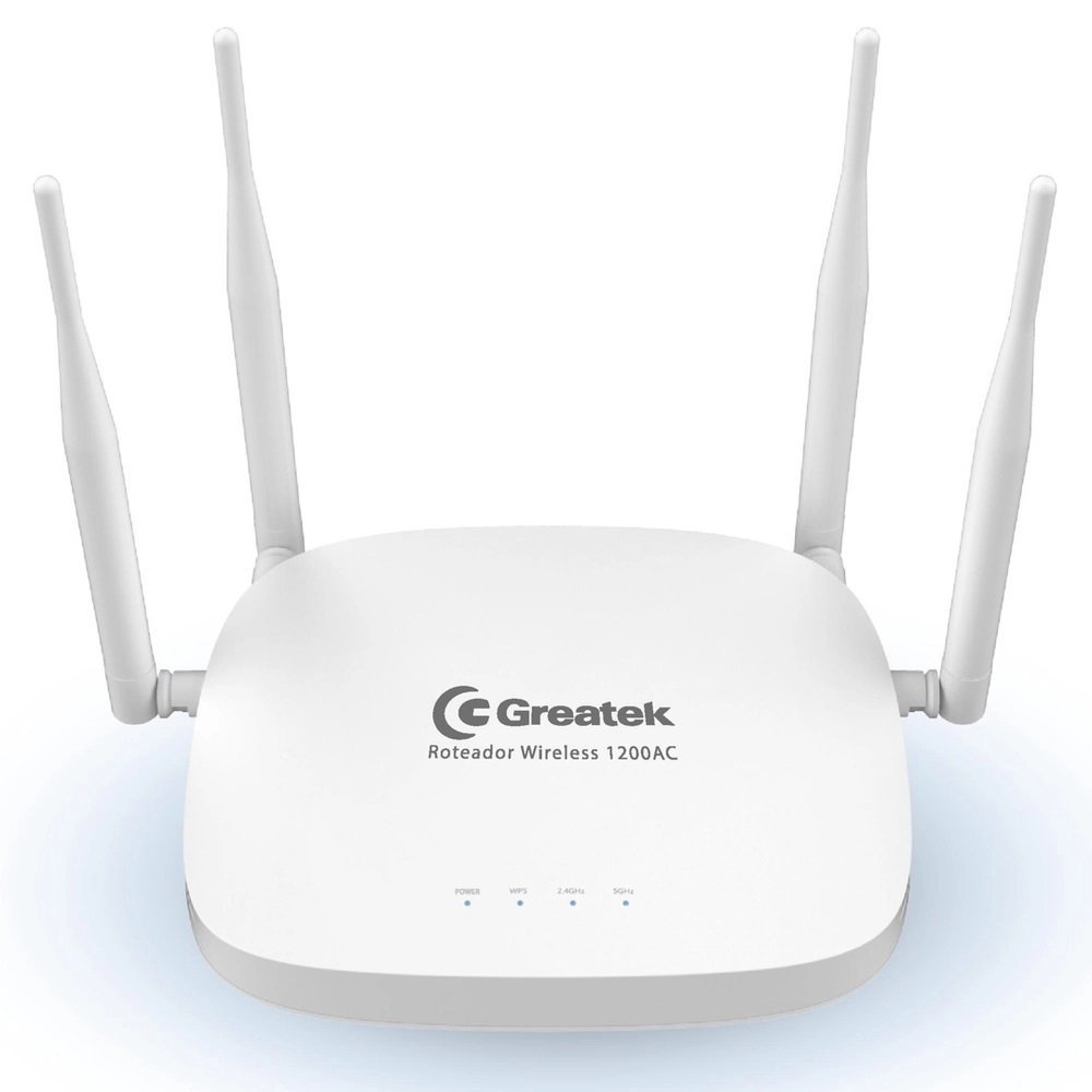 Roteador Wireless Gigabit Dual Band 1200 Mbps Greatek Gwr-1200ac | MadeiraMadeira