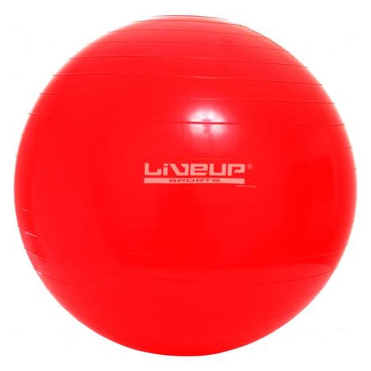 Bola Pilates Yoga Fitball Liveup - 65cm - Vermelha | MadeiraMadeira