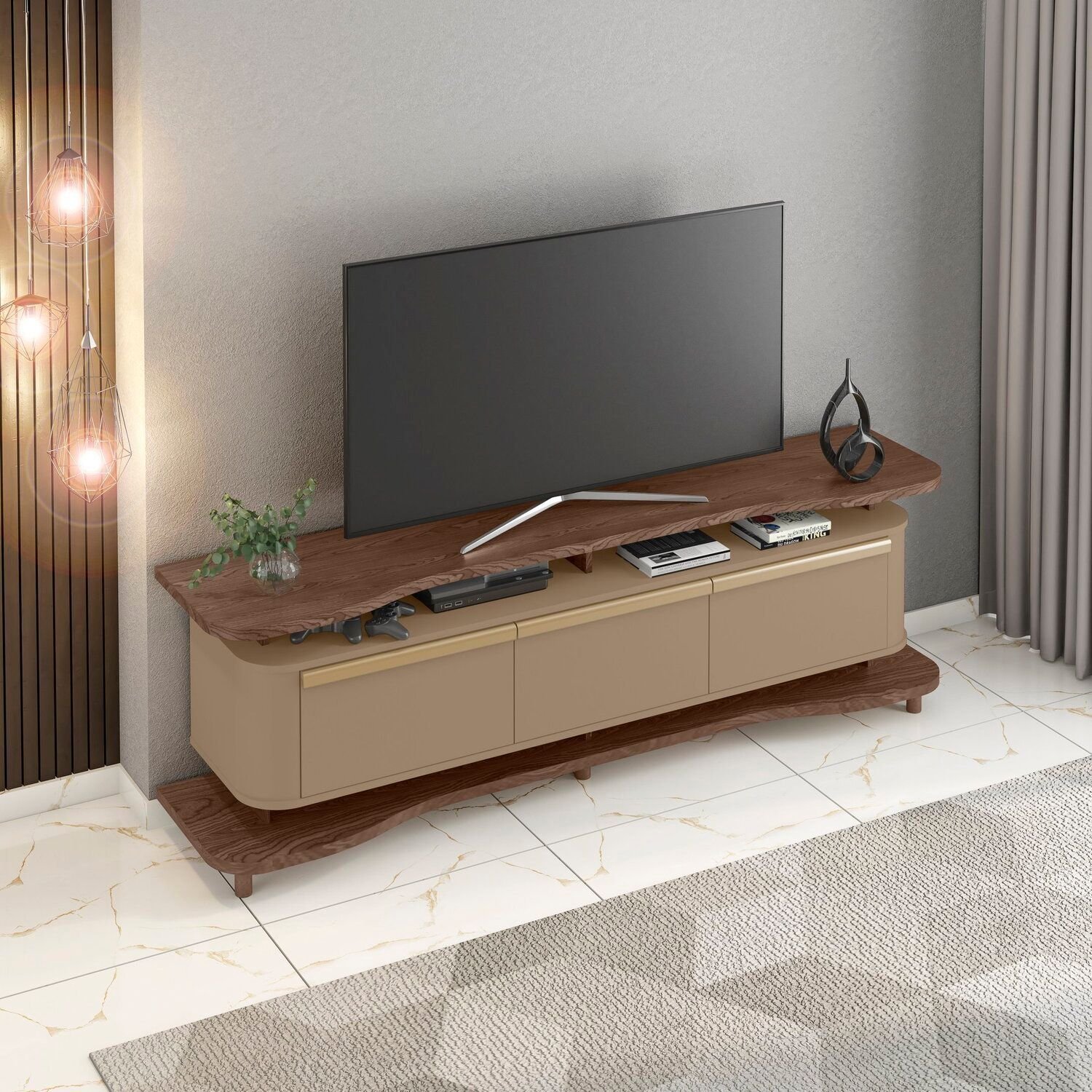 Rack para Tv 75 Polegadas 57cm X 180cm Guarapari | MadeiraMadeira