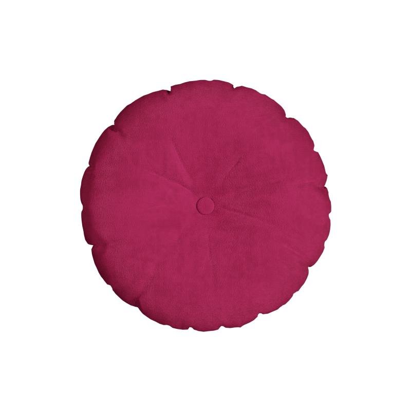 Almofada Redonda Redonda Veludo | Belchior - Velvetten Pink ...