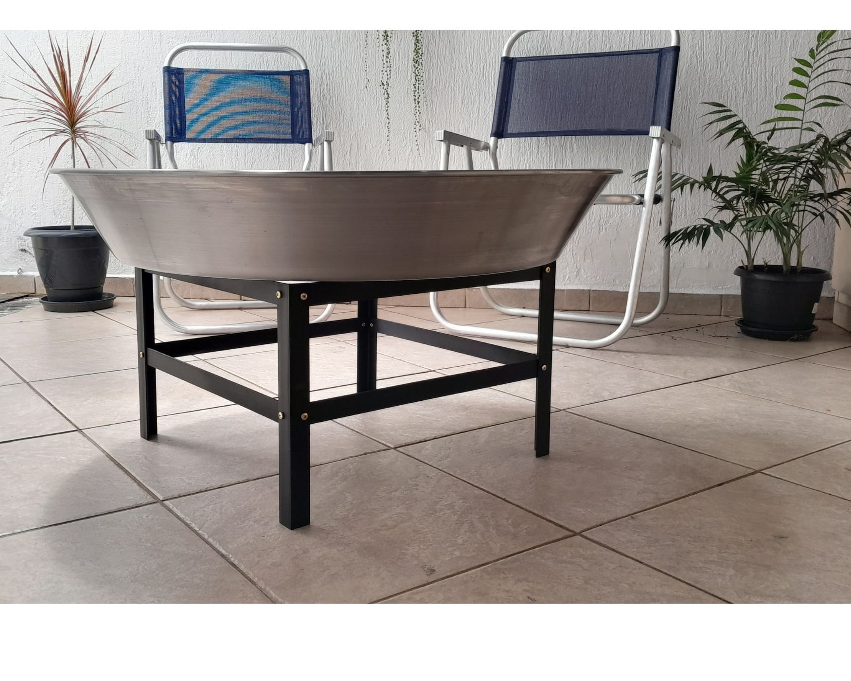 Lareira Externa Braseiro Tacho Paeja 90cm | MadeiraMadeira