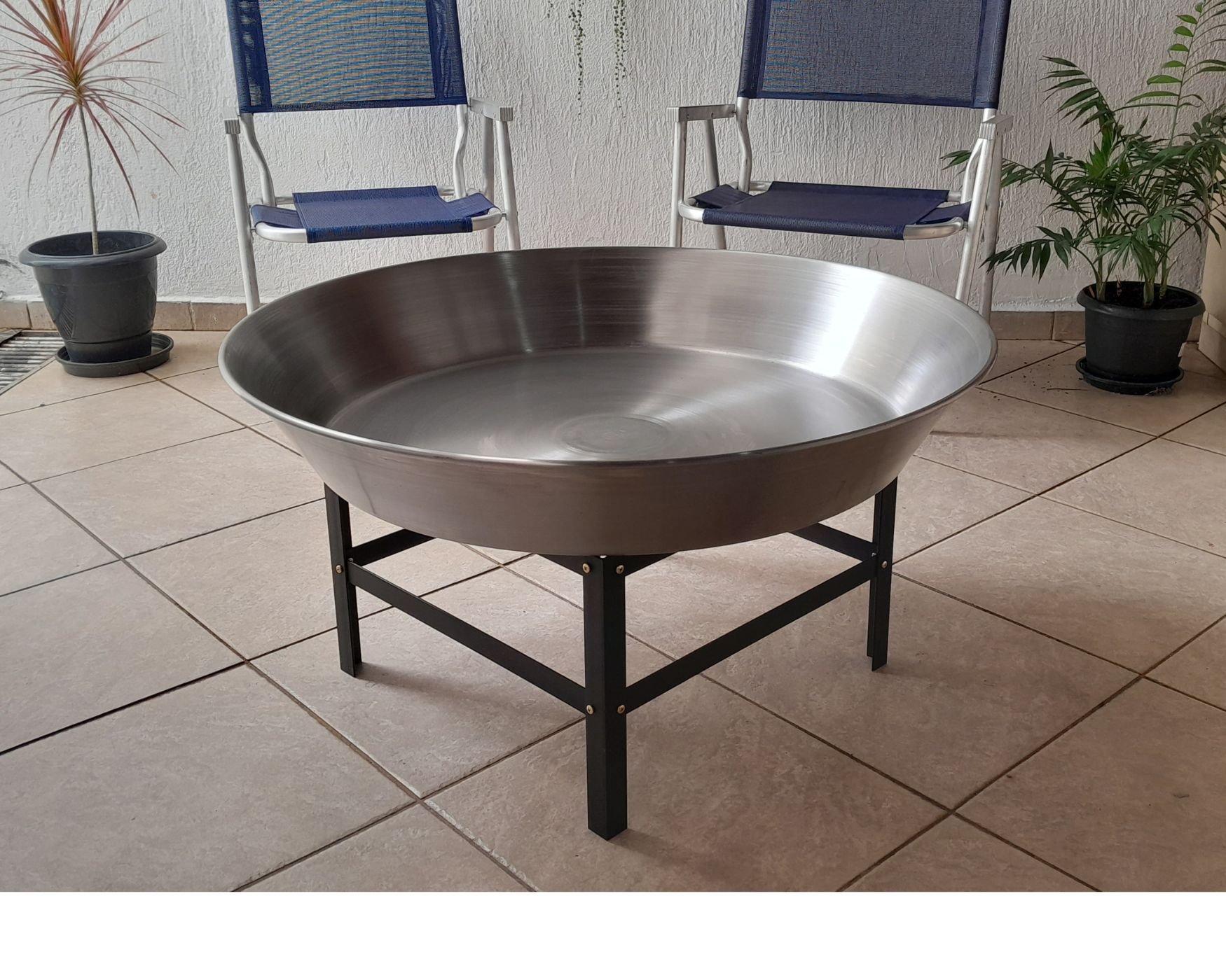Lareira Externa Braseiro Tacho Paeja 90cm | MadeiraMadeira