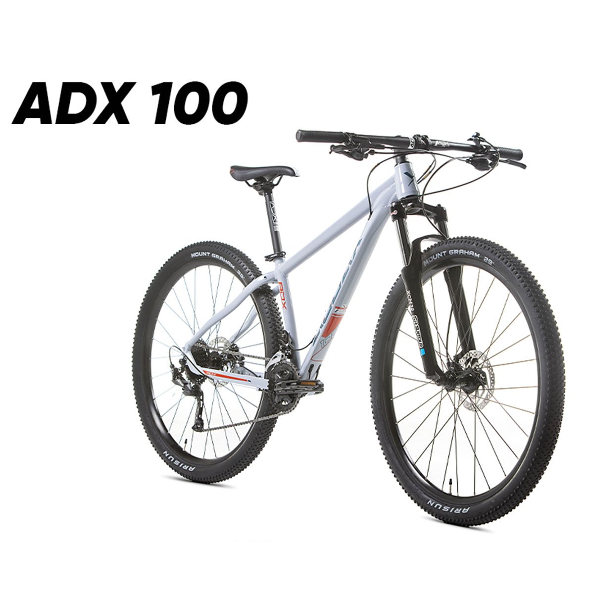BICICLETA AUDAX ADX 100 ARO 29 18V - Cinza claro - 19 | MadeiraMadeira
