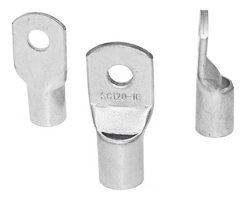 2 X Terminal Olhal Compressão 120mm M10 Fios e Cabos Sc120 | MadeiraMadeira