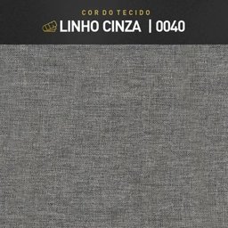 Puff Puf Sala Lhor Linho Cinza Rm Cinza | MadeiraMadeira