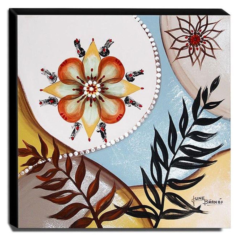 Quadro De Pintura Decorativo 60X60Cm-1690 | MadeiraMadeira