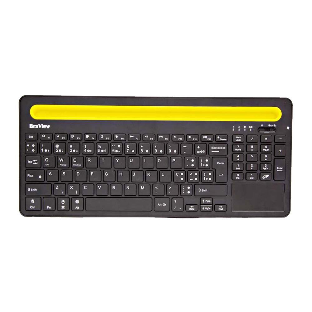 Teclado Braview Bluetooth sem Fio com Mouse Scorpion TMO-02B ...