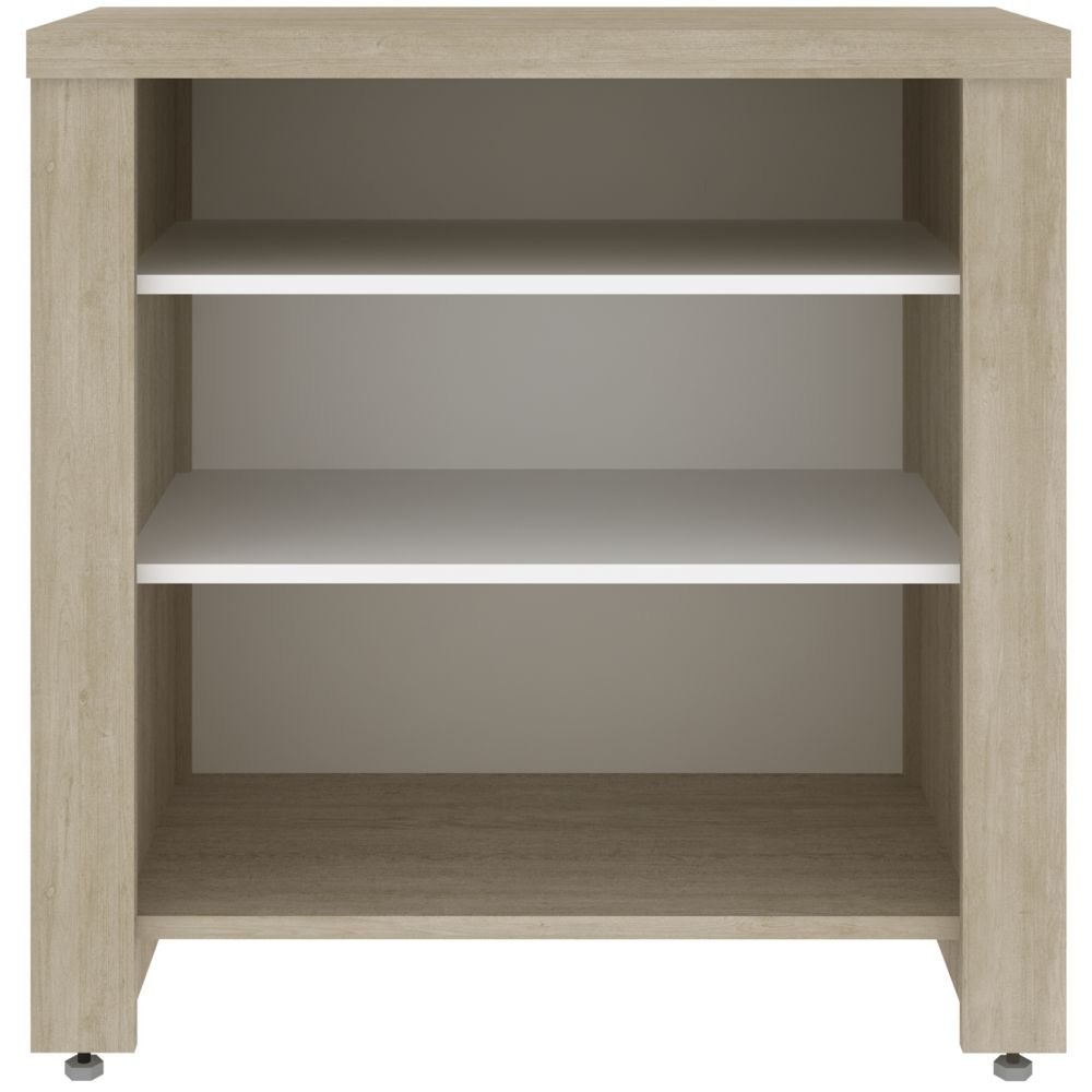 Gabinete com Cuba para Banheiro 80cm 02 portas 01 gaveta 130.1 Cewal | MadeiraMadeira