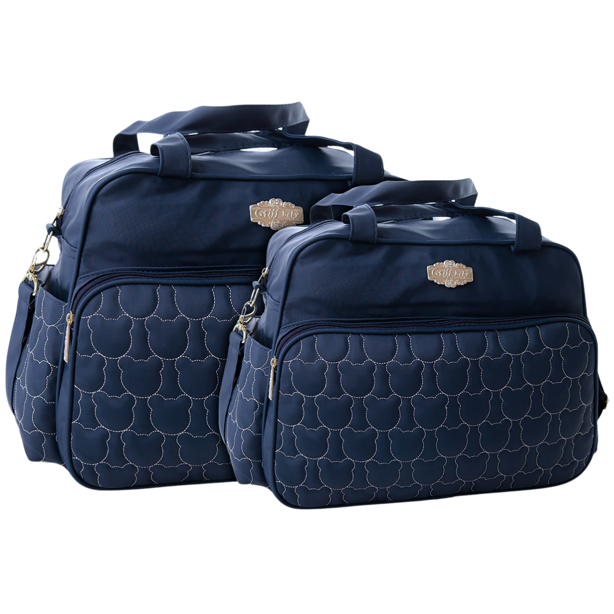 Kit Bolsas Maternidade Griff Baby Clássica Urso Azul Marinho ...