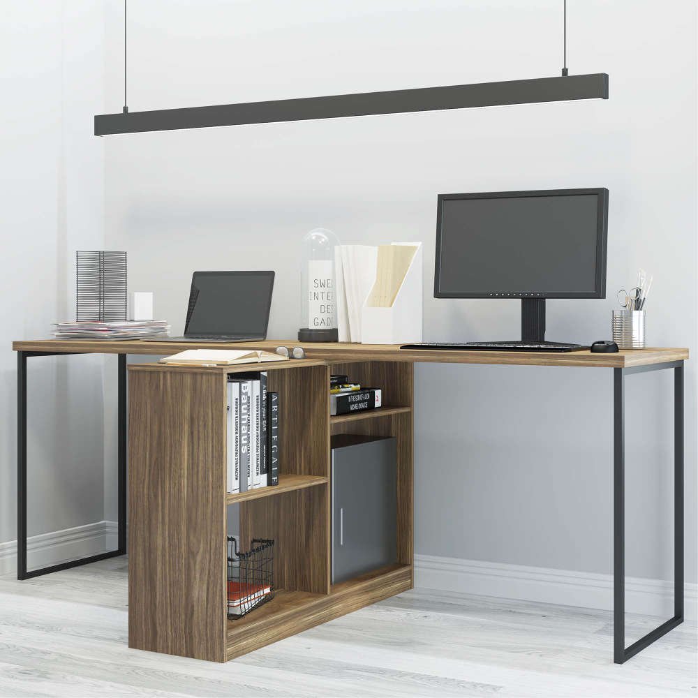 Mesa em T Oficial Affara | MadeiraMadeira