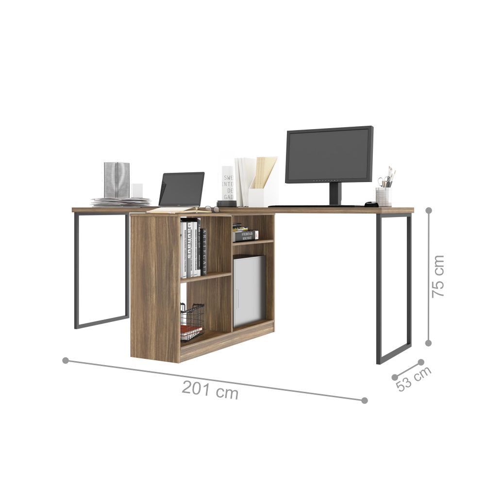 Mesa em T Oficial Affara | MadeiraMadeira