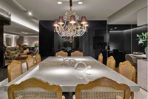 Mesa De Jantar Mdf Laca Off-white | MadeiraMadeira