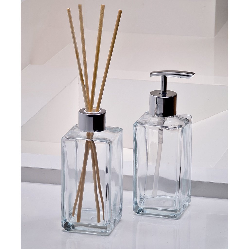 Kit Lavabo Transparente Essências e Sabonete Liquido 250ml | MadeiraMadeira