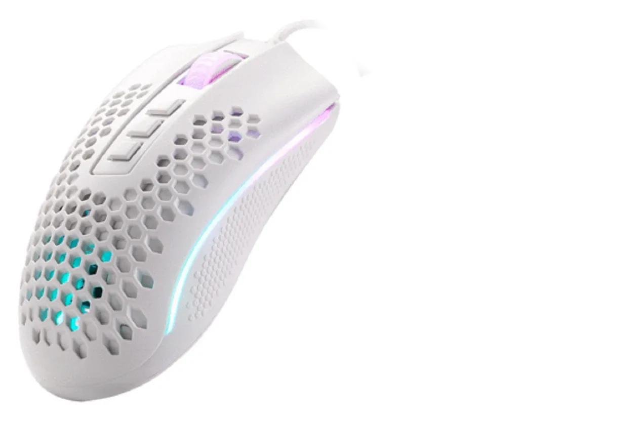 Mouse Redragon Storm Lunar White M808w Rgb 12400dpi Branco | MadeiraMadeira