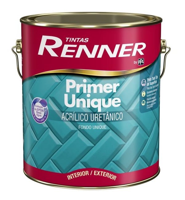 Primer Unique 3,2L Branco / Base Pastel Renner | MadeiraMadeira
