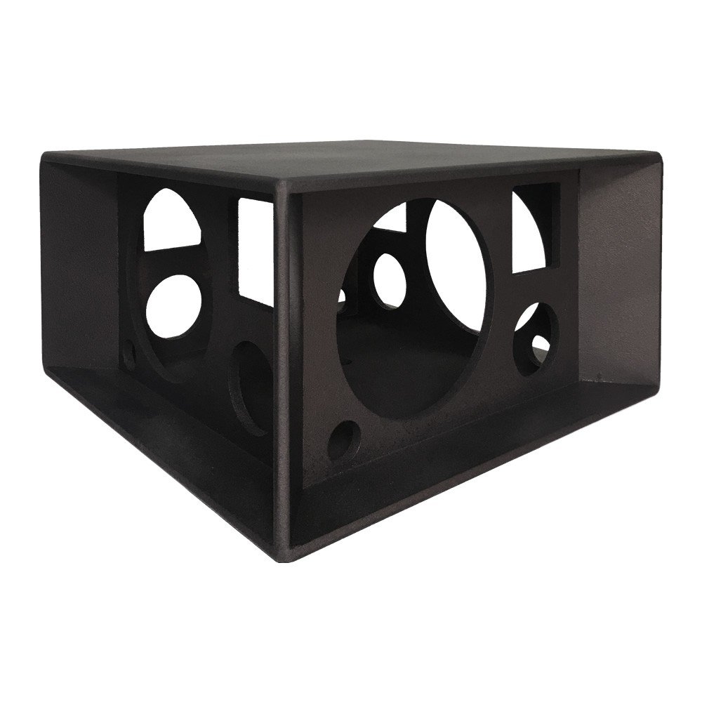 Gabinete Vazio 3 Vias Caixa Quadrilátera para Falante 12 polegadas + Supertweeter + Corneta ...