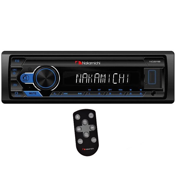 Toca Radio Automotivo Nakamichi NQ511B 4 de 50 Watts com Bluetooth e ...