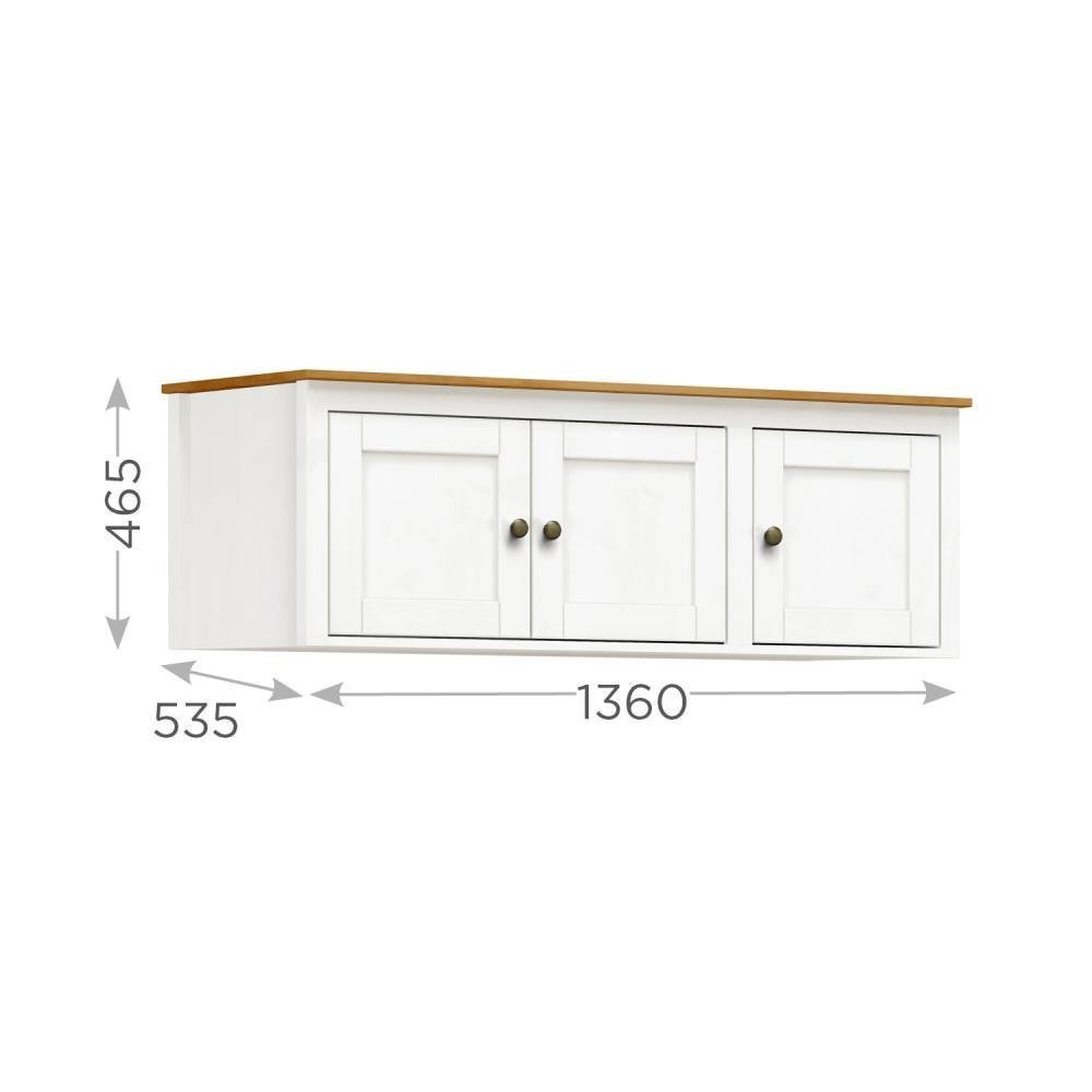 Guarda-Roupa Solteiro 6 Portas e 2 Gavetas com Maleiro em Madeira ...