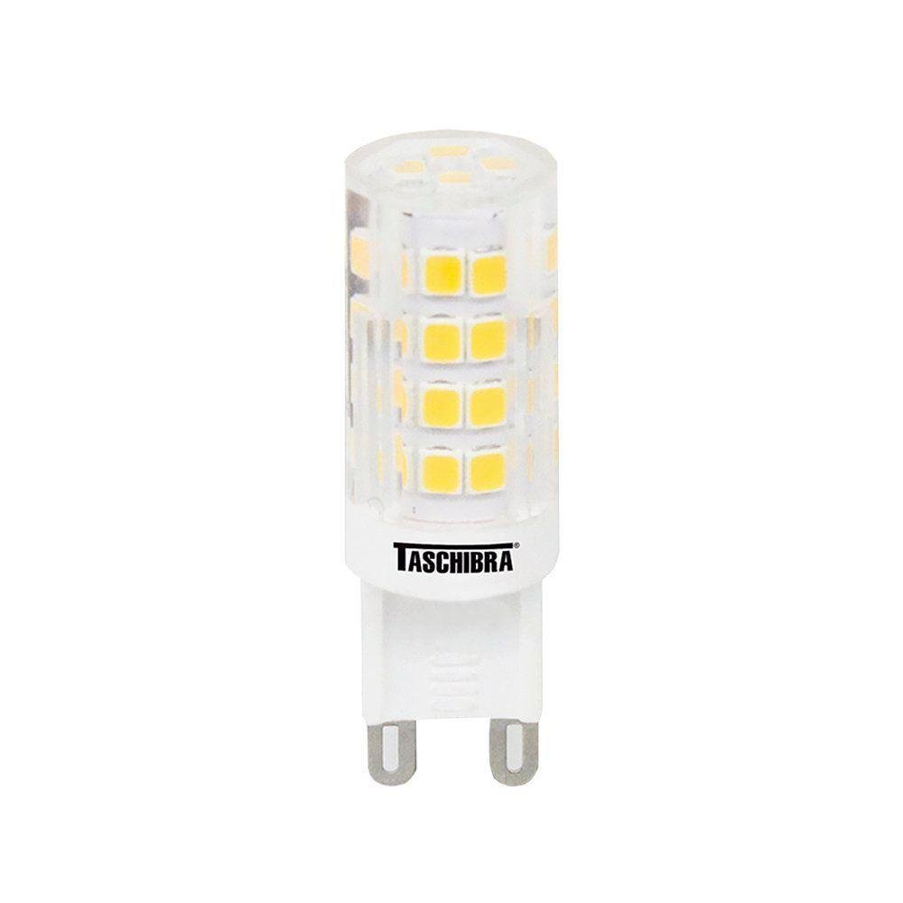 Lâmpada Led G9 Espiga 3w Taschibra 2700k Luz Quente 110v | MadeiraMadeira