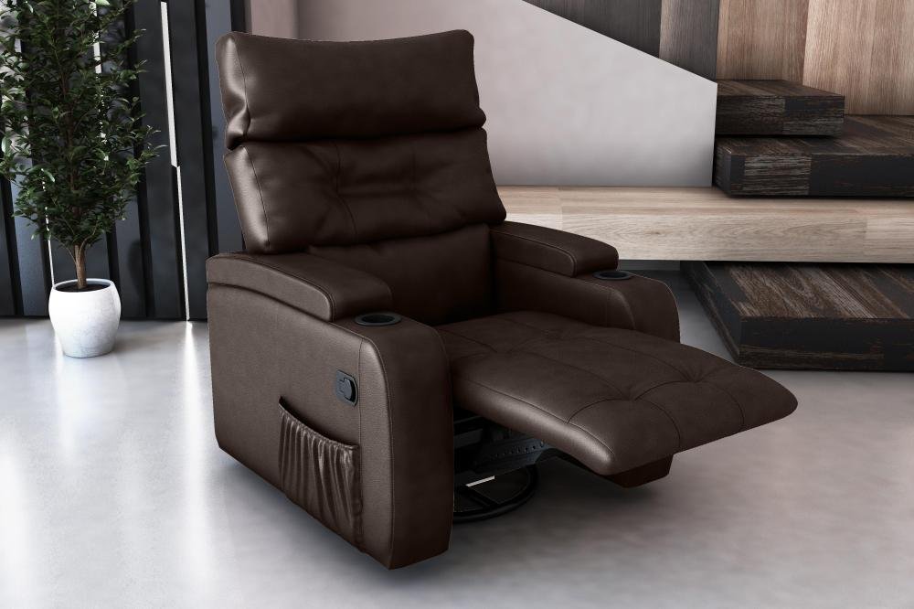 Poltrona Giratório Papai Reclinavel Mx66 Commander Sintetico Matrix | MadeiraMadeira