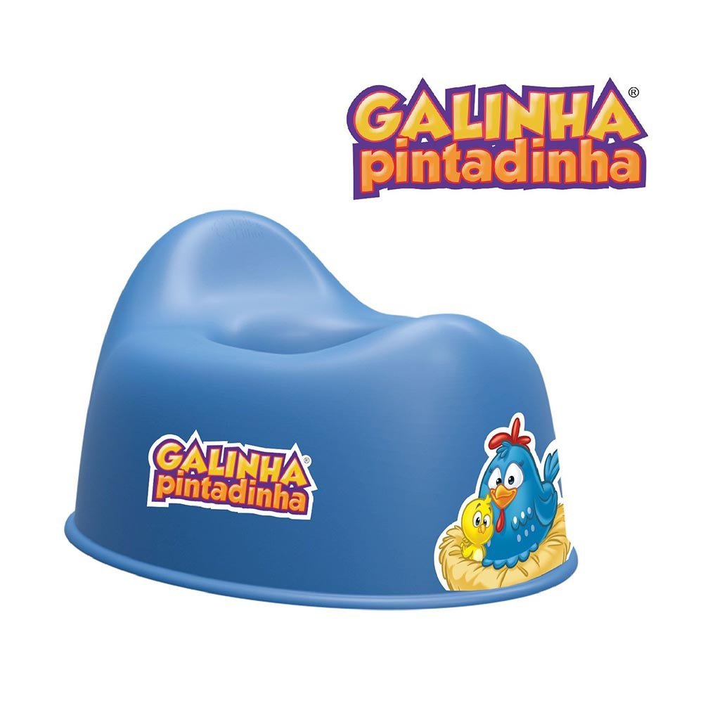 Penico Troninho Infantil - Galinha Pintadinha - Azul - Pais e Filhos ...