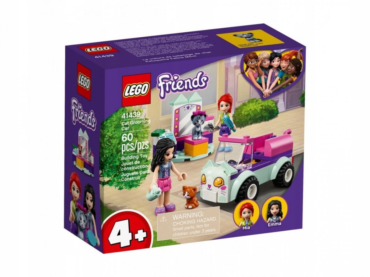 Lego Friends Cabeleireiro Móvel Para Gatos 60 Peças - 41439 ...