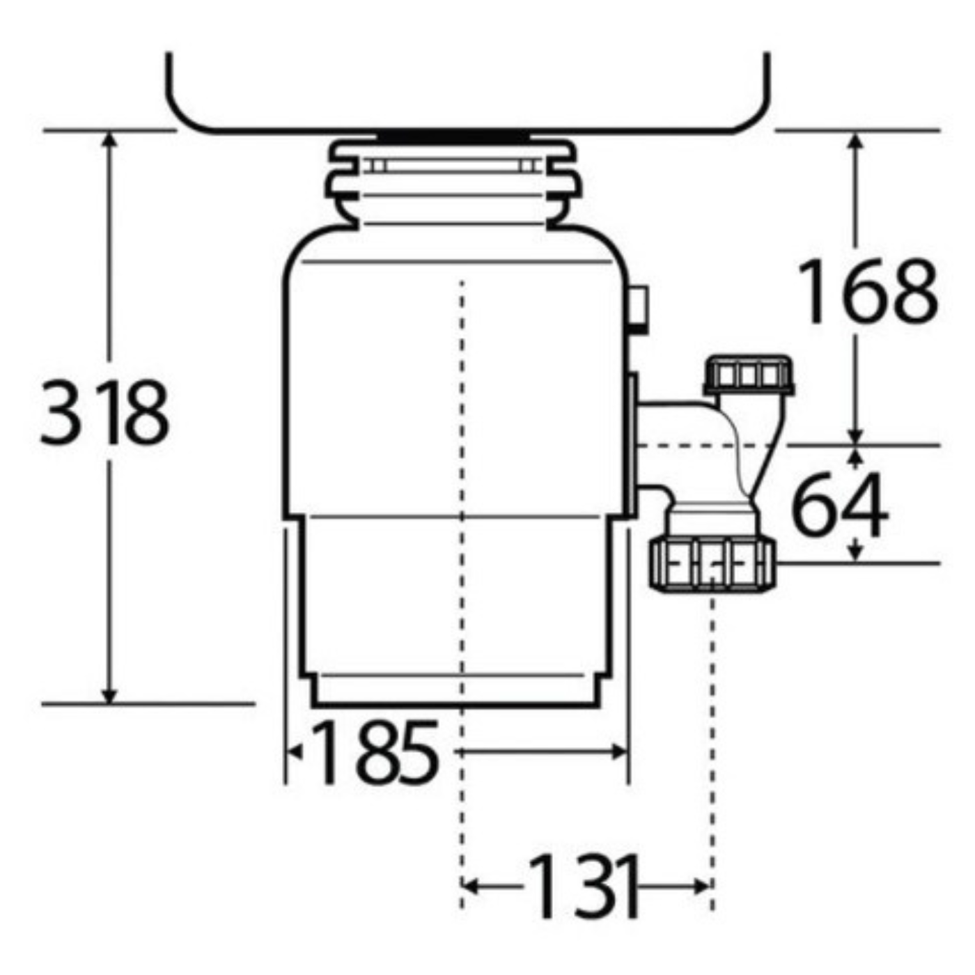 Triturador de Resíduos Alimentares InSinkErator Modelo 66 110V com ...