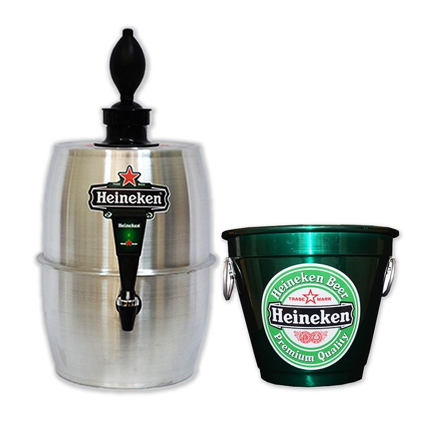 Kit Chopeira + Balde Cerveja Hkn Home Bar | MadeiraMadeira